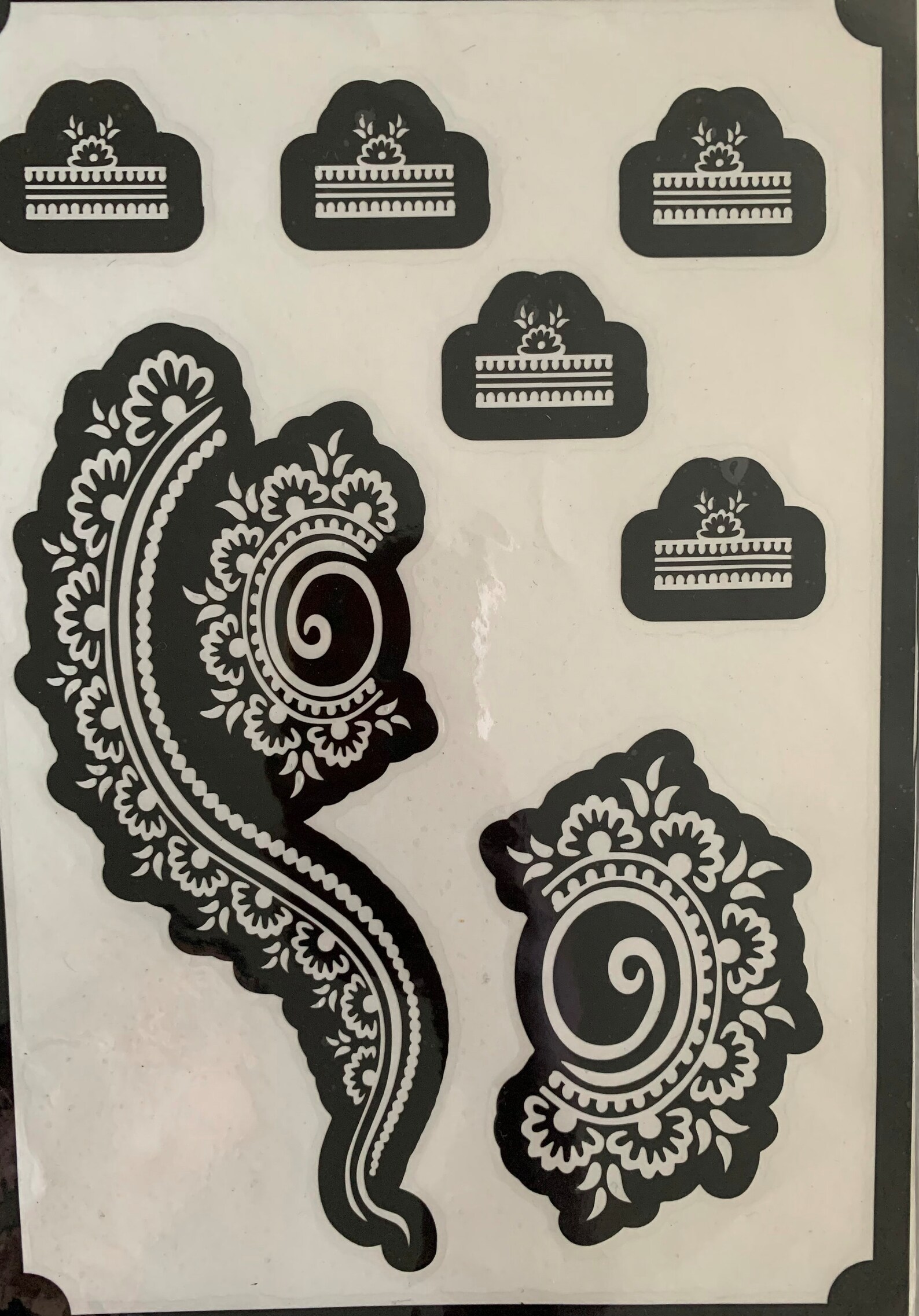 Henna Stencil Kit/ DIY Henna Kit - Etsy