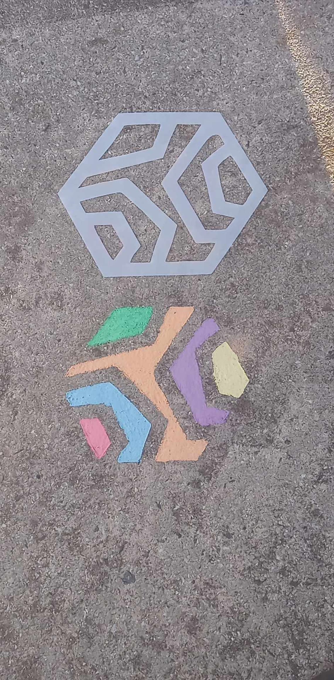 Chalk, Stencils, Sidewalk Chalk, Coloring, Art, Children's Art Stencil ...