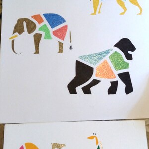 Zoo Animal Stencils, Lion Stencil, Tiger Stencil, Elephant Stencil ...