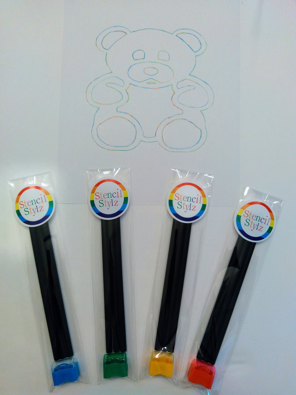 These Are Multicolored Rainbow Lead Color Pencils. the Lead of the ...