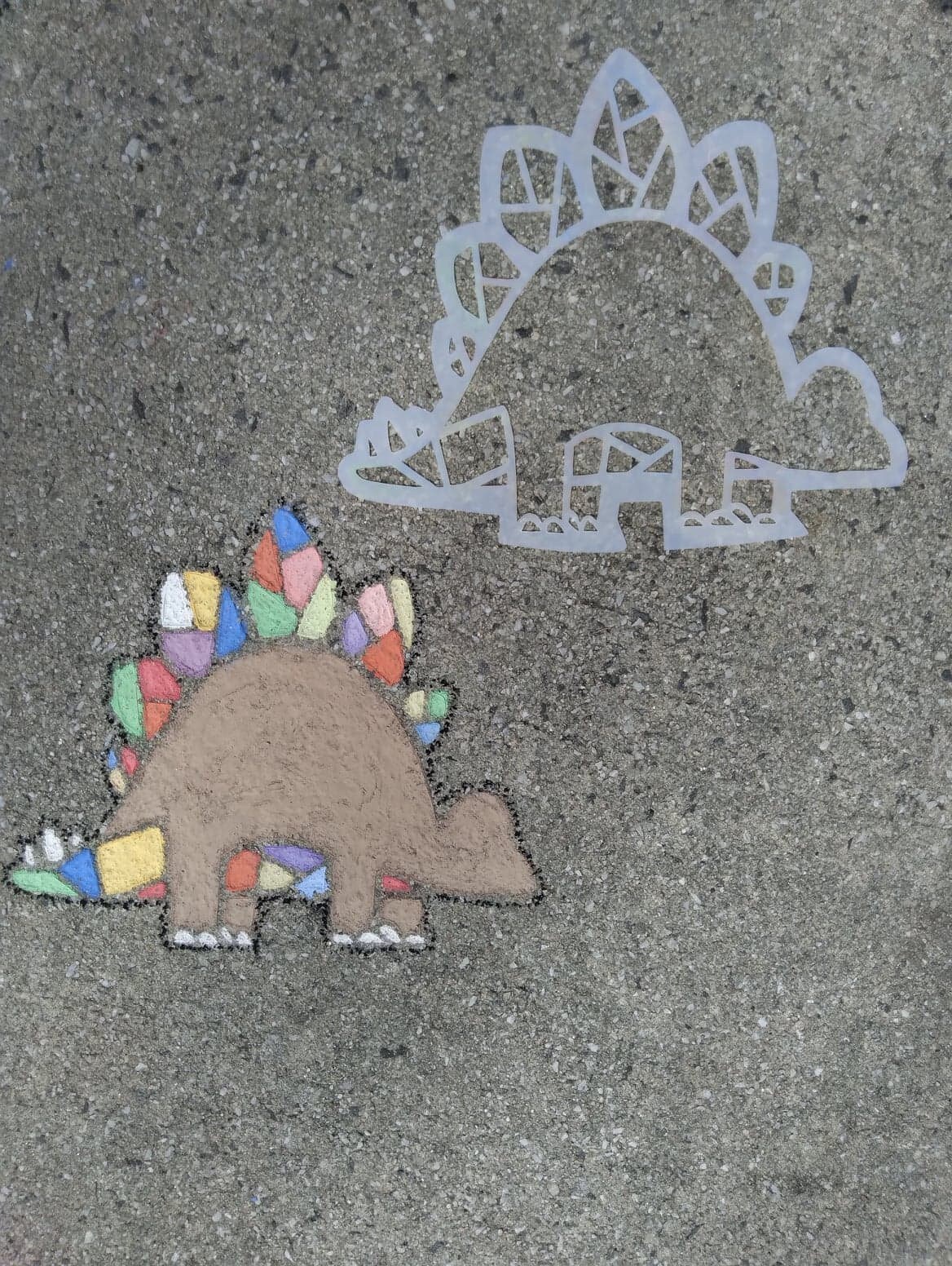 Stencil Stylz 6 Piece T-REX BRACHIOSAURUS Triceratops,stegosaurus ...