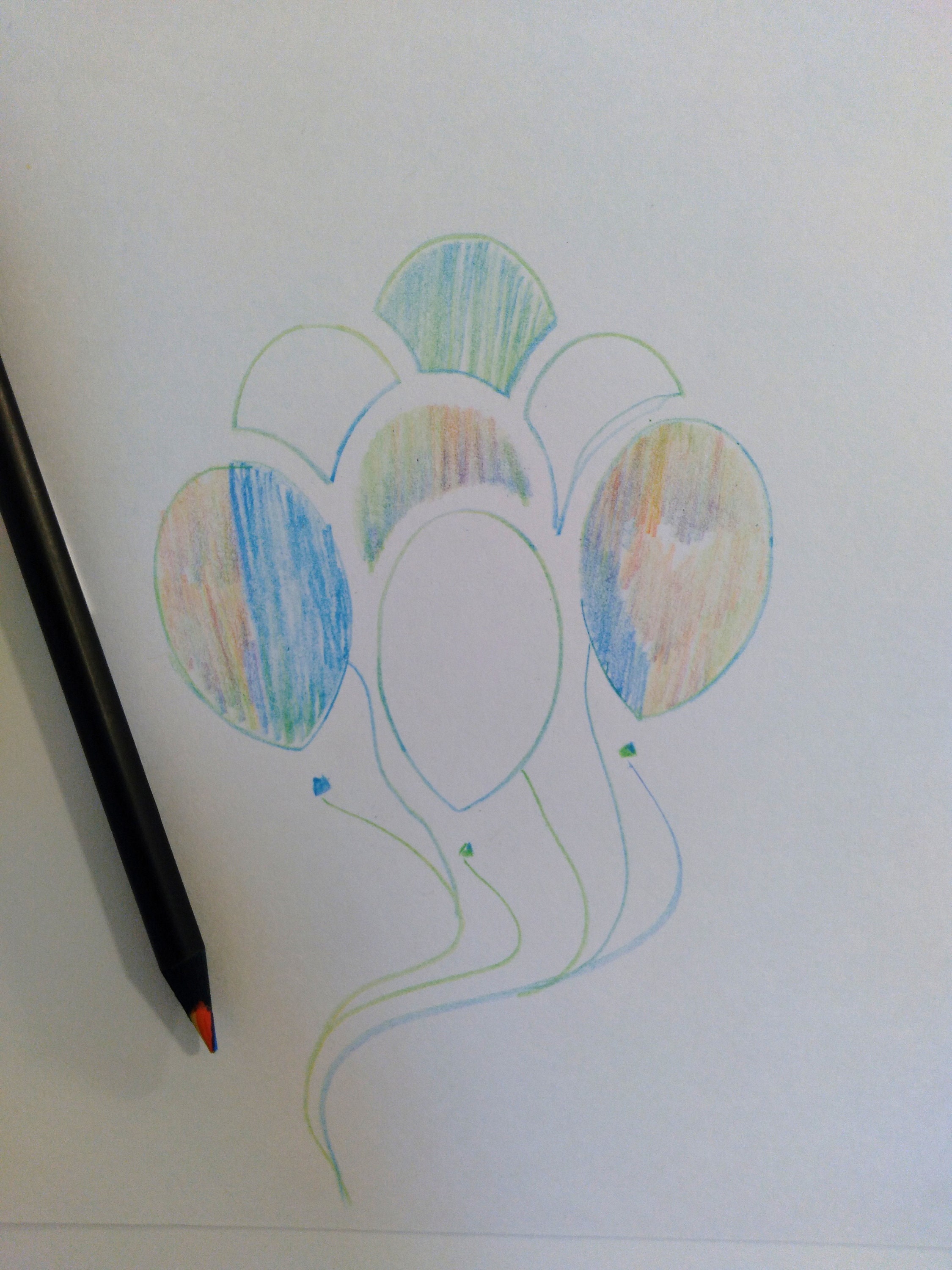 These Are Multicolored Rainbow Lead Color Pencils. the Lead of the ...