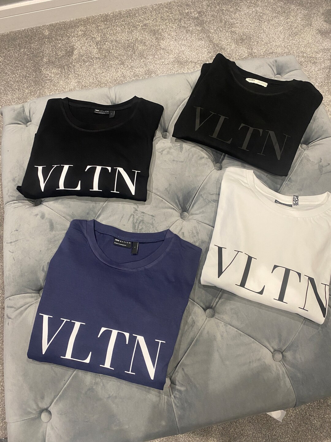 Designer Inspired Logo Vltn Tshirt Available in Variety of Colours ...