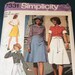 Simplicity Sewing Pattern, Ladies Wrap Skirt and Blouse, Vintage, Part ...
