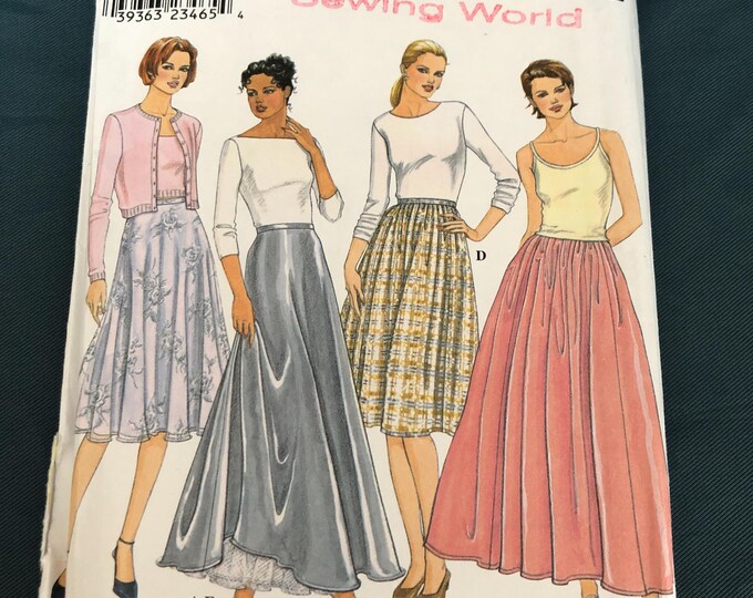 Ladies Skirts Paper Sewing Pattern, Factory Folded, Simplicity 8943 - Etsy