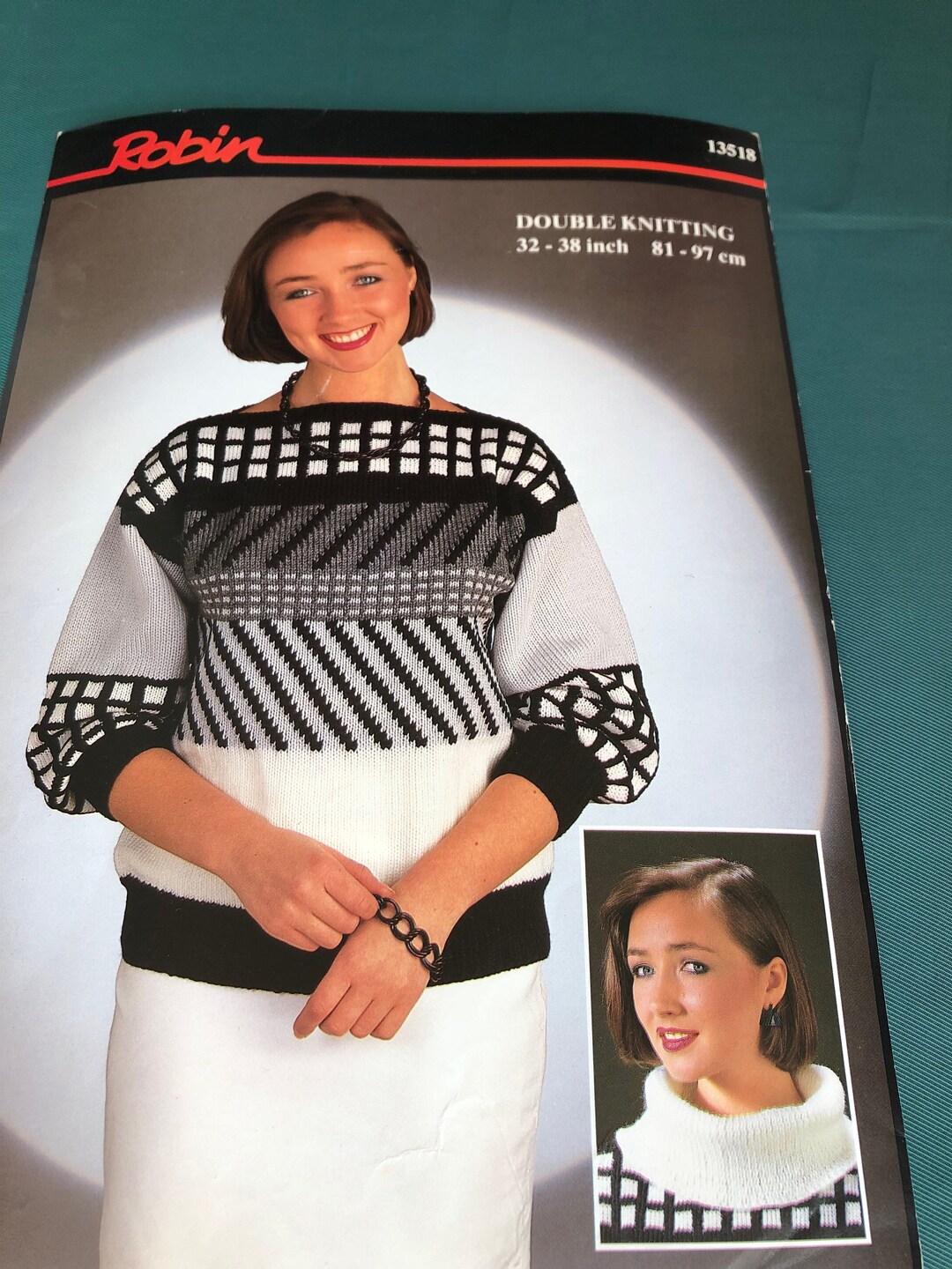 Paper Vintage Knitting Pattern Robin 13518 - Etsy