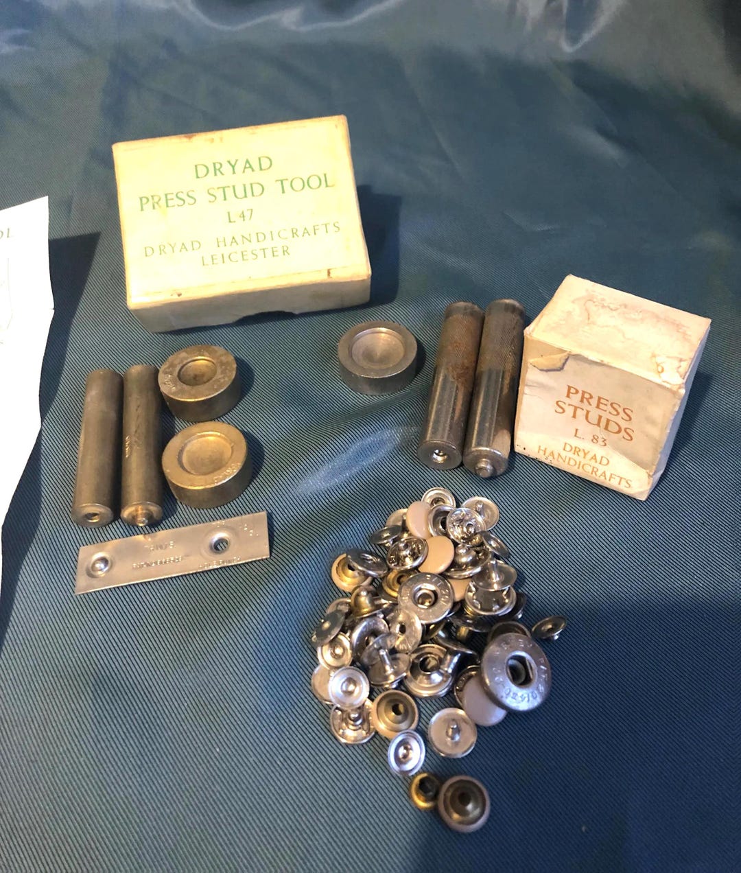 Vintage Dryad Press Stud Tool L47 Plus Studs - Etsy