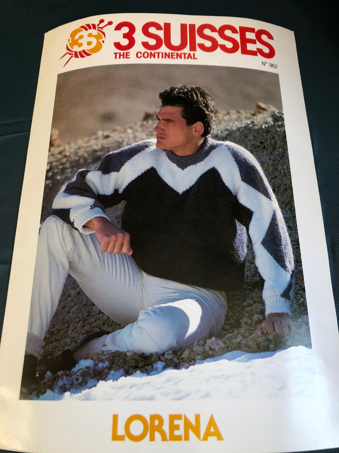 Paper Vintage Knitting Pattern 3 Suisses the Continental 962 - Etsy