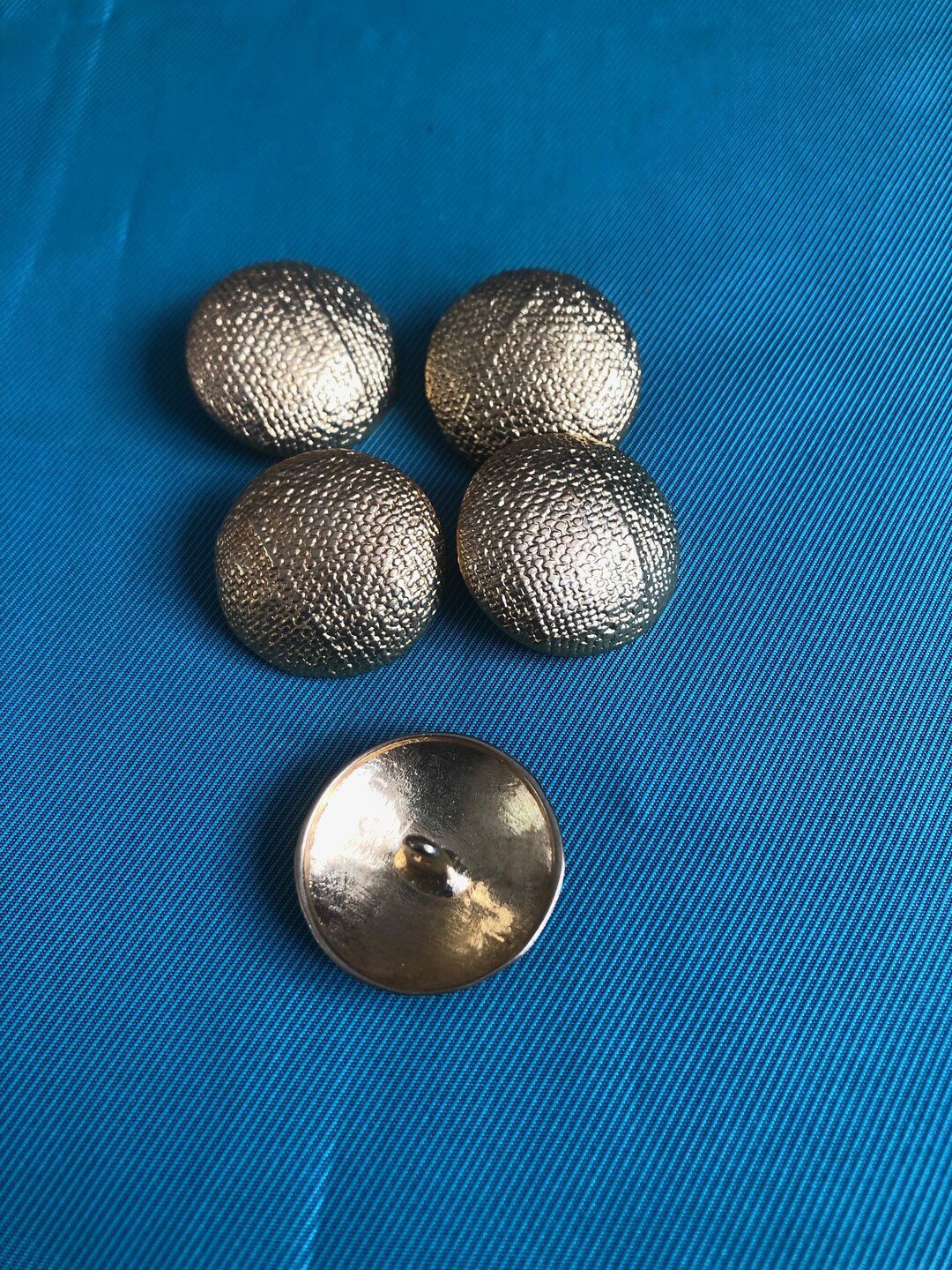 Buttons, Vintage Gold Coloured Buttons - Etsy