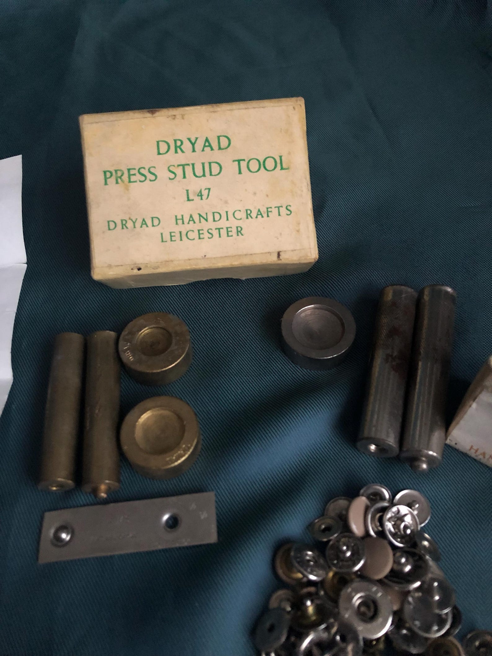 Vintage Dryad Press Stud Tool L47 Plus Studs - Etsy