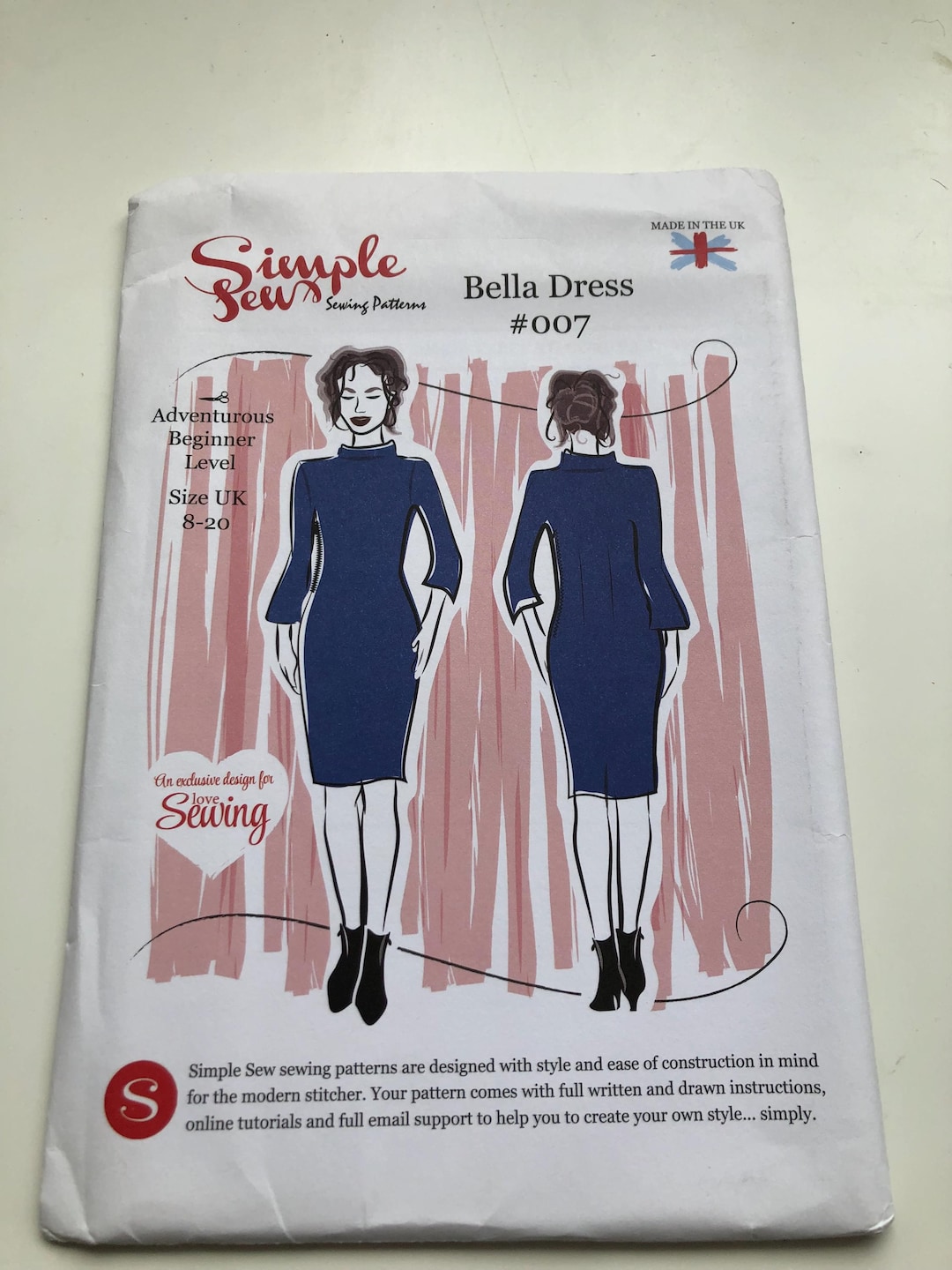 The Bella Dress Pattern, UNCUT, Factory Folded Simply Sew No. 7 - Etsy