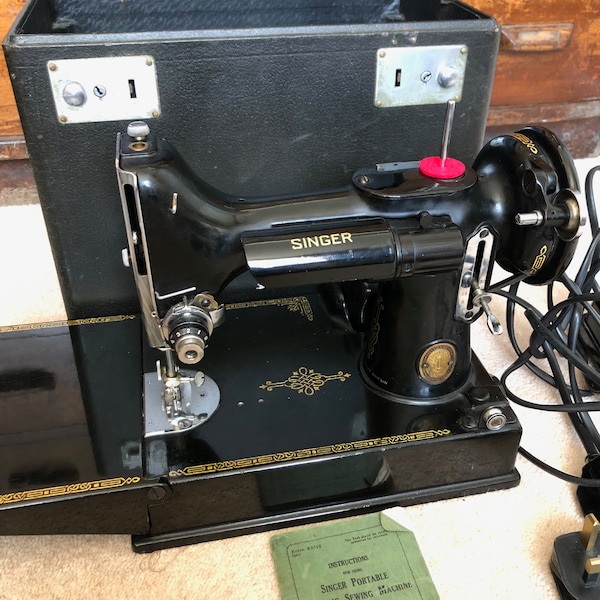 Singer Featherweight Sewing Machine - Etsy