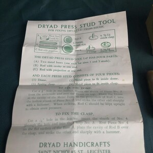 Vintage Dryad Press Stud Tool L47 Plus Studs - Etsy