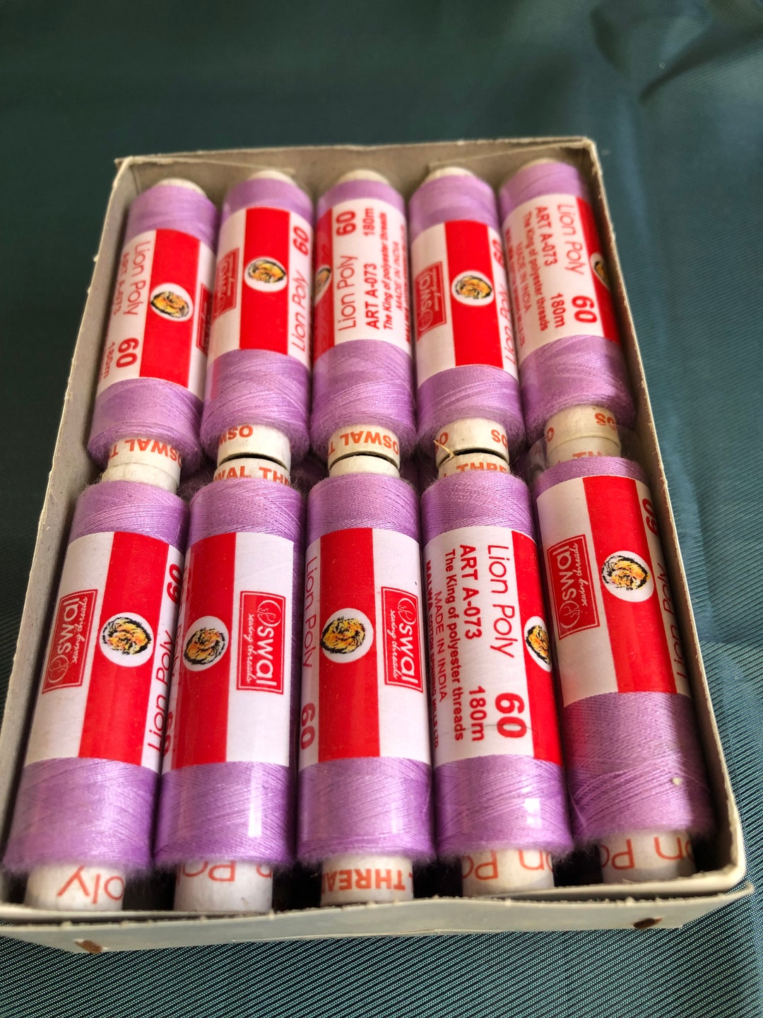 Vintage Lion Poly 60 Thread - Lilac - Etsy