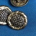 Vintage Old Gold Colour Metal Button - Etsy