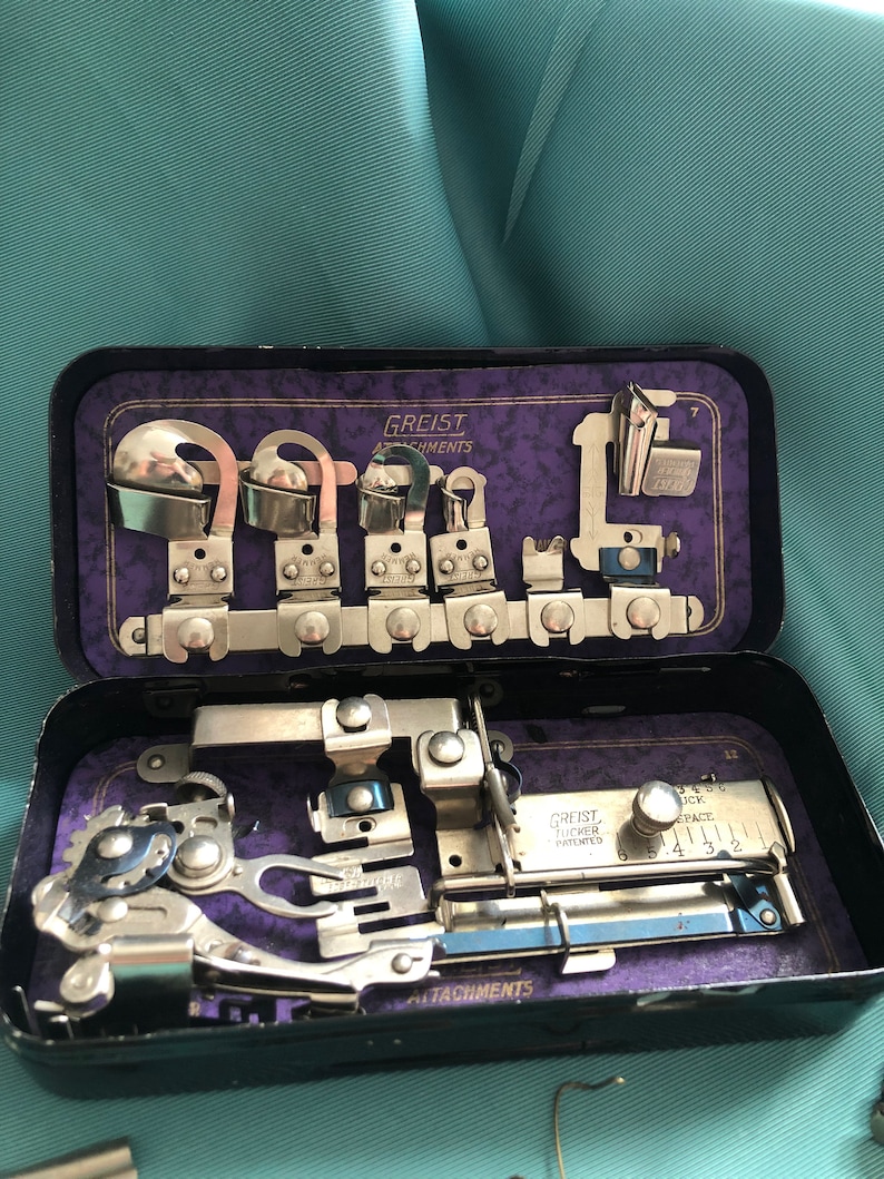 Vintage Sewing Machine Attachments - Etsy