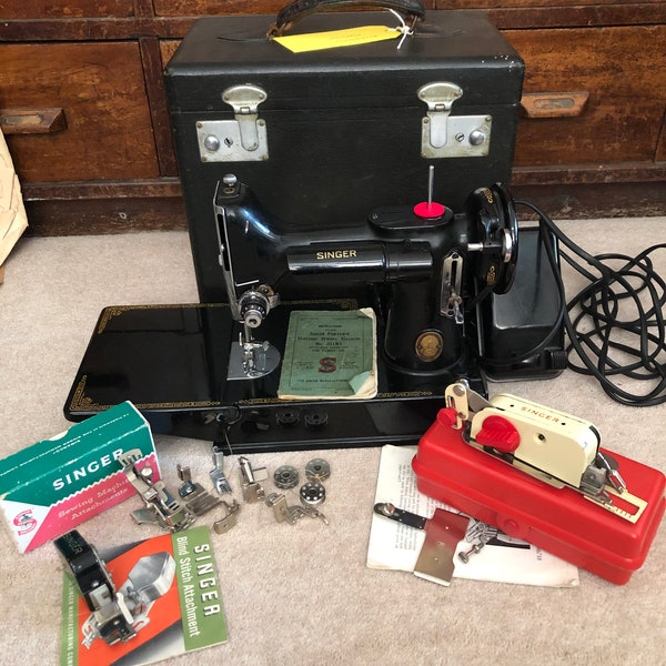 Singer Featherweight Sewing Machine - Etsy