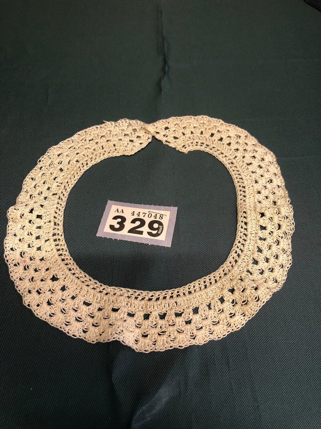 Vintage Handmade Lace Tatting Collar - Etsy
