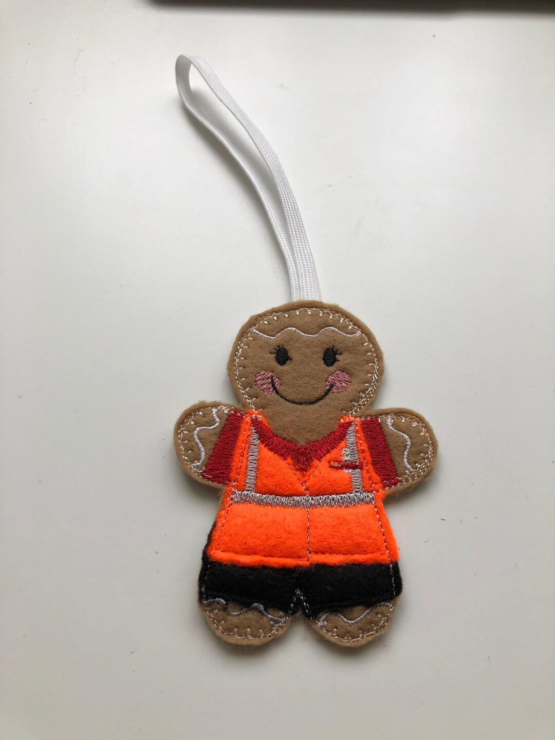 Gingerbread People, Postman, Door Hanger, Felt Hanging Decoration, Bag ...