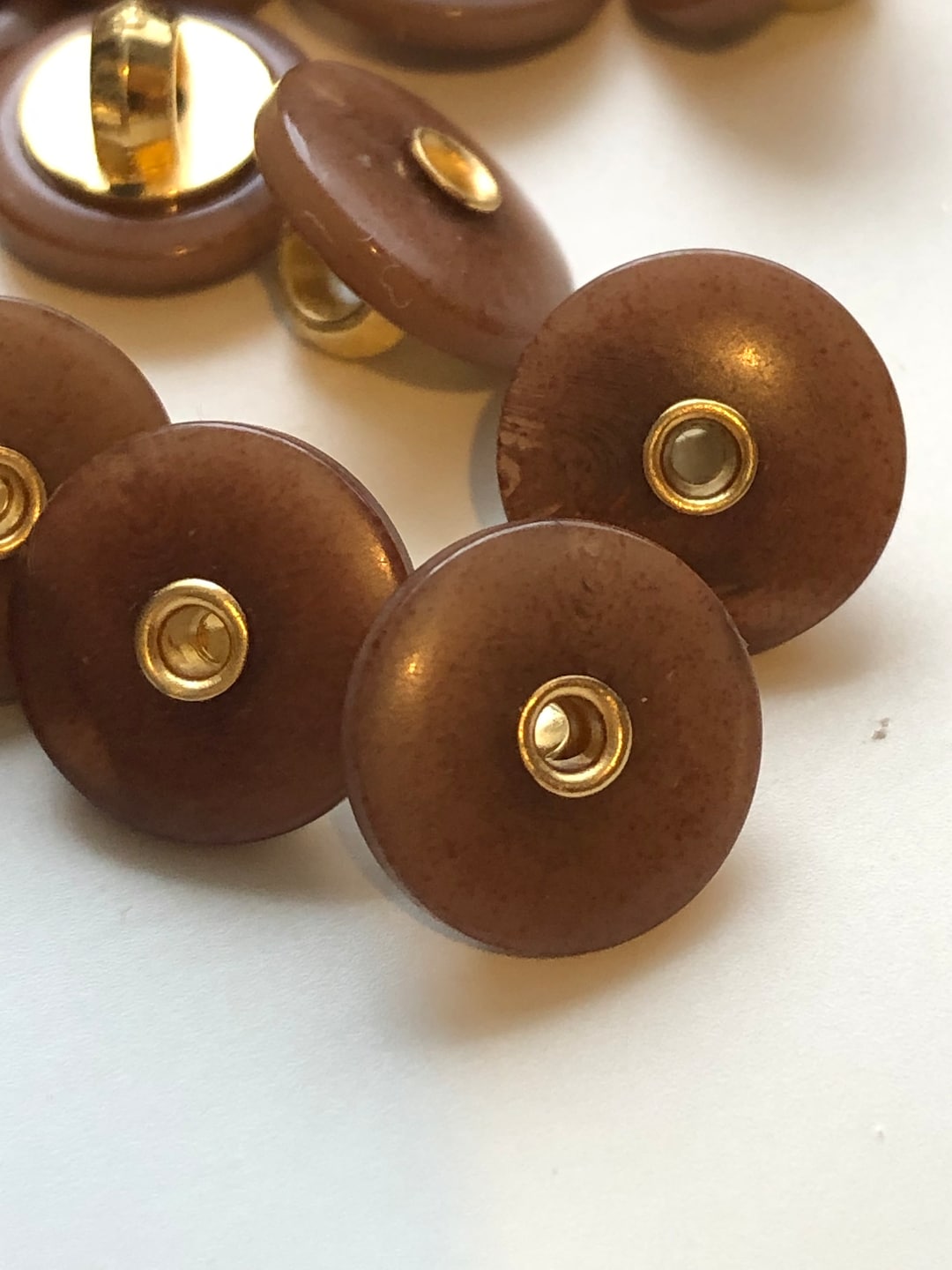 Buttons, Vintage Brown Boot Buttons - Etsy