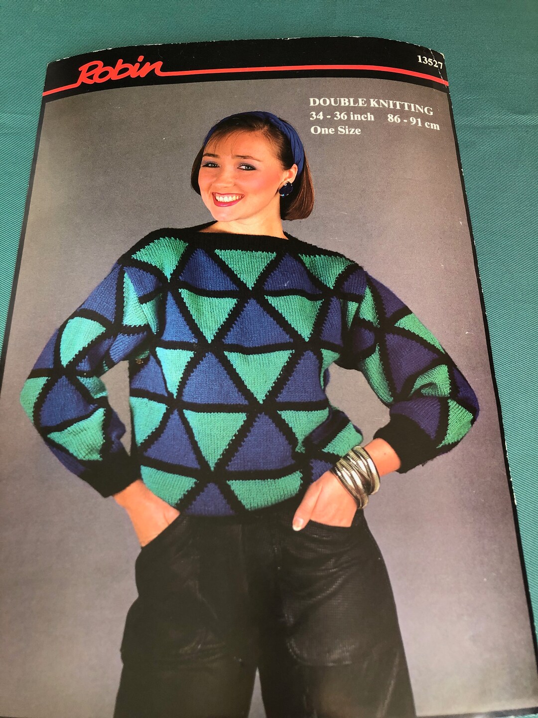 Paper Vintage Knitting Pattern Robin 13527 - Etsy