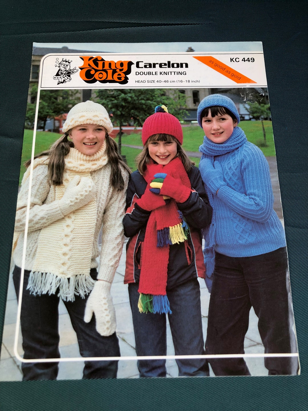 Paper Vintage Knitting Pattern King Cole, Carelon Double Knitting KC ...
