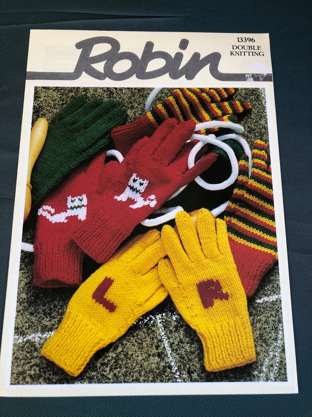 Paper, Vintage Knitting Pattern, Robin, Gloves, Pattern No. 13396 - Etsy UK