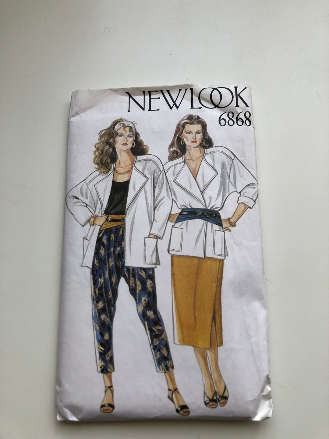 New Look 6868, Ladies Skirt, Jacket Trousers Sewing Pattern, Factory ...