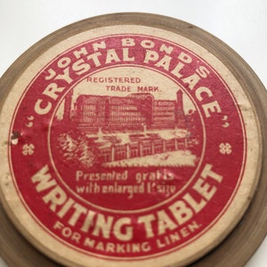 Vintage Writing Tablet for Marking Laundry - Etsy