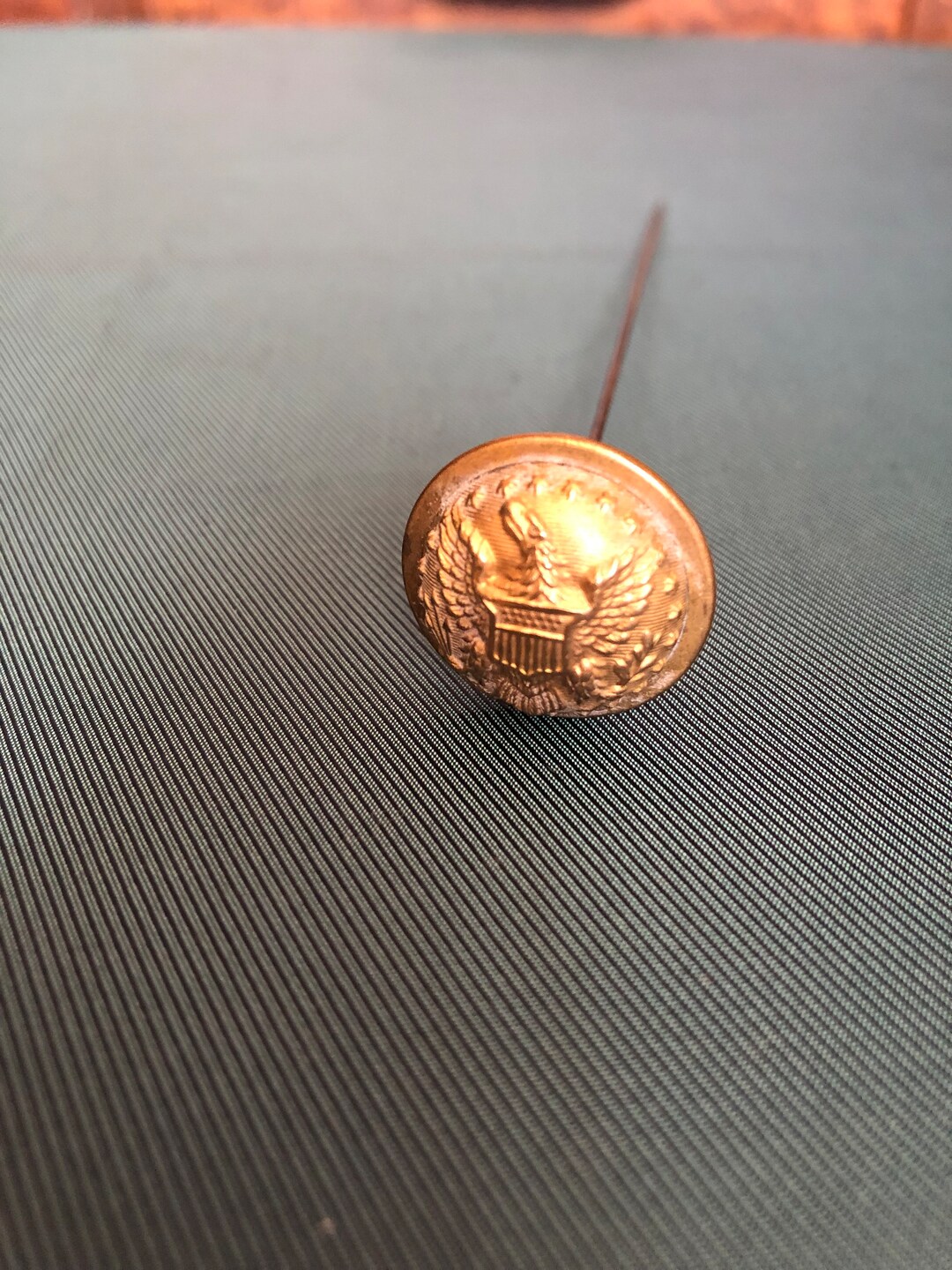 Hat Pin - Antique American Civil War Button - Etsy