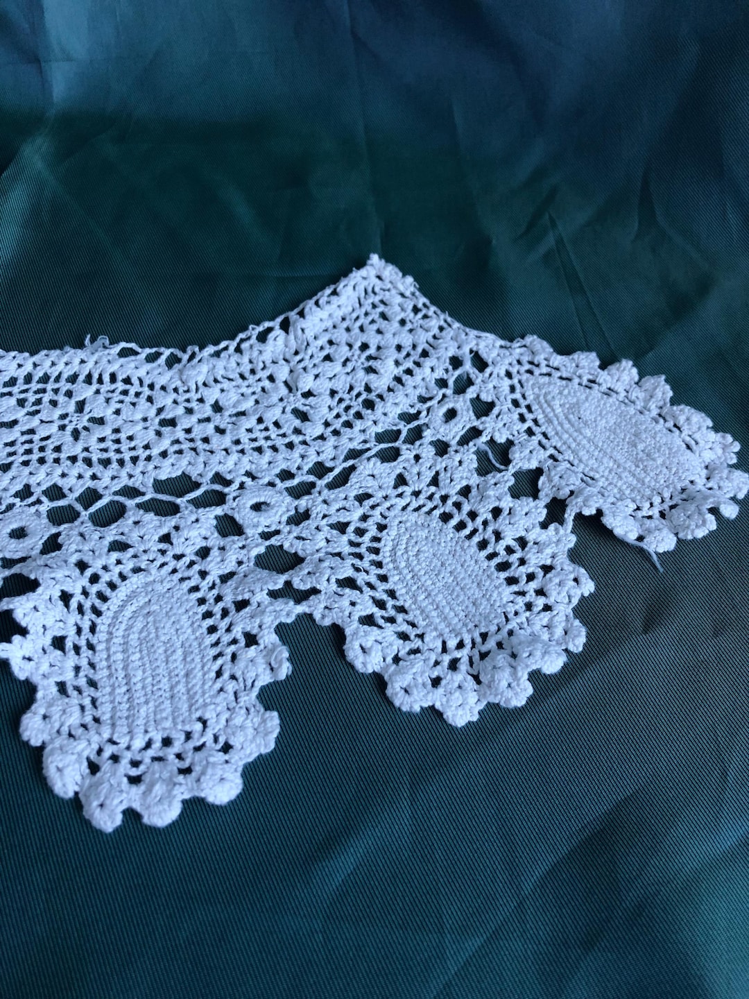 Vintage White Crochet Lace, Extra Wide Lace - Etsy