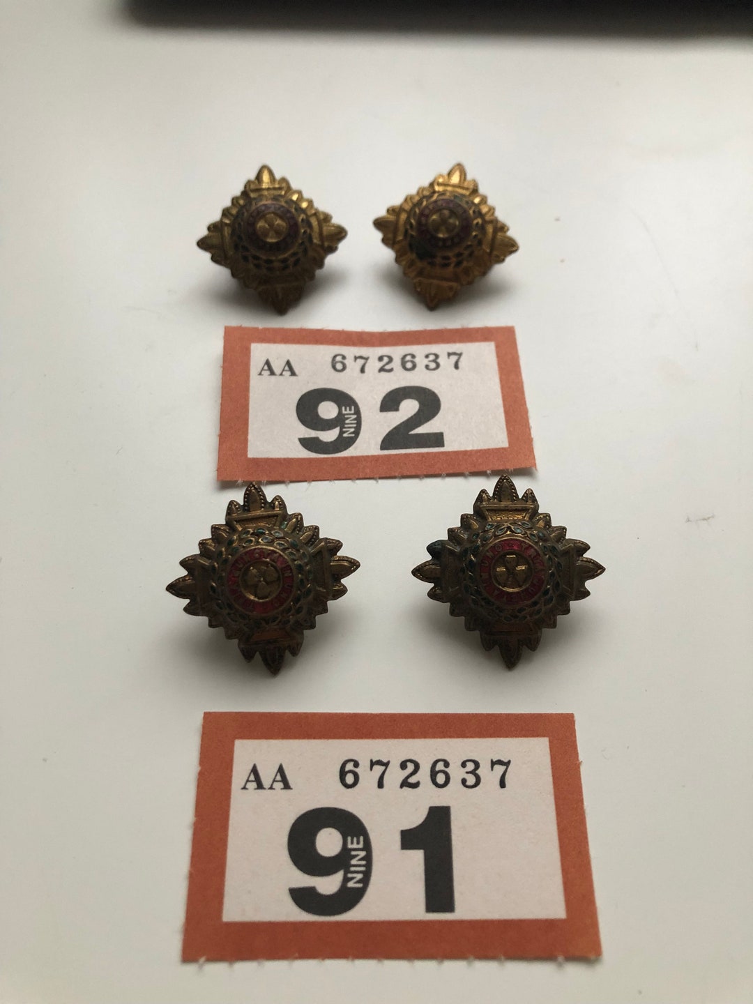 WW2 British Army Officer Pip Badge - Etsy