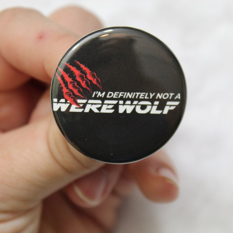 Werewolf Pin - Etsy