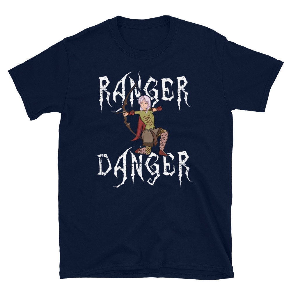Ranger Danger Funny Dnd Alignment Ranger Archer Shirt Perfect Dungeon ...