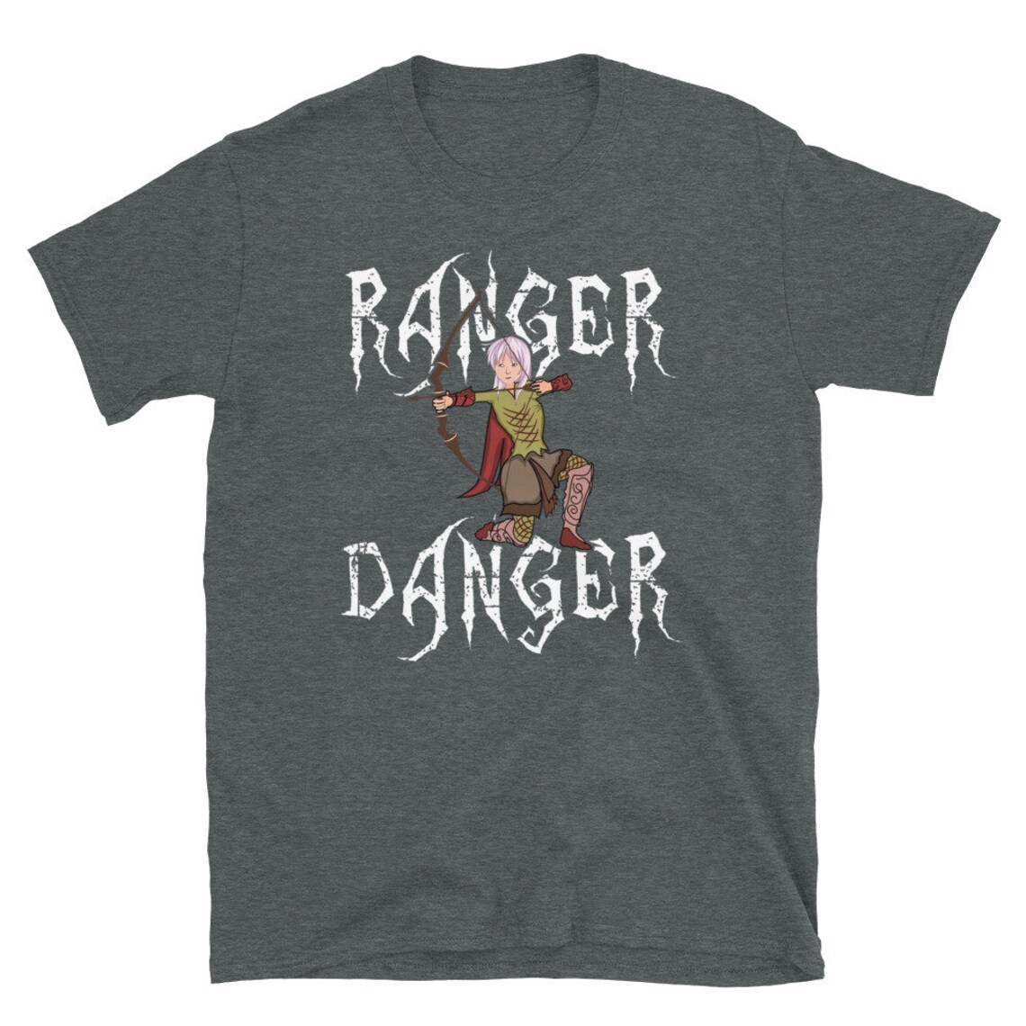 Ranger Danger Funny Dnd Alignment Ranger Archer Shirt Perfect Dungeon ...