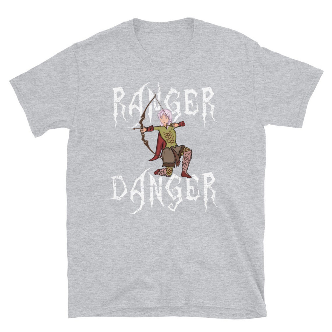 Ranger Danger Funny Dnd Alignment Ranger Archer Shirt Perfect Dungeon ...