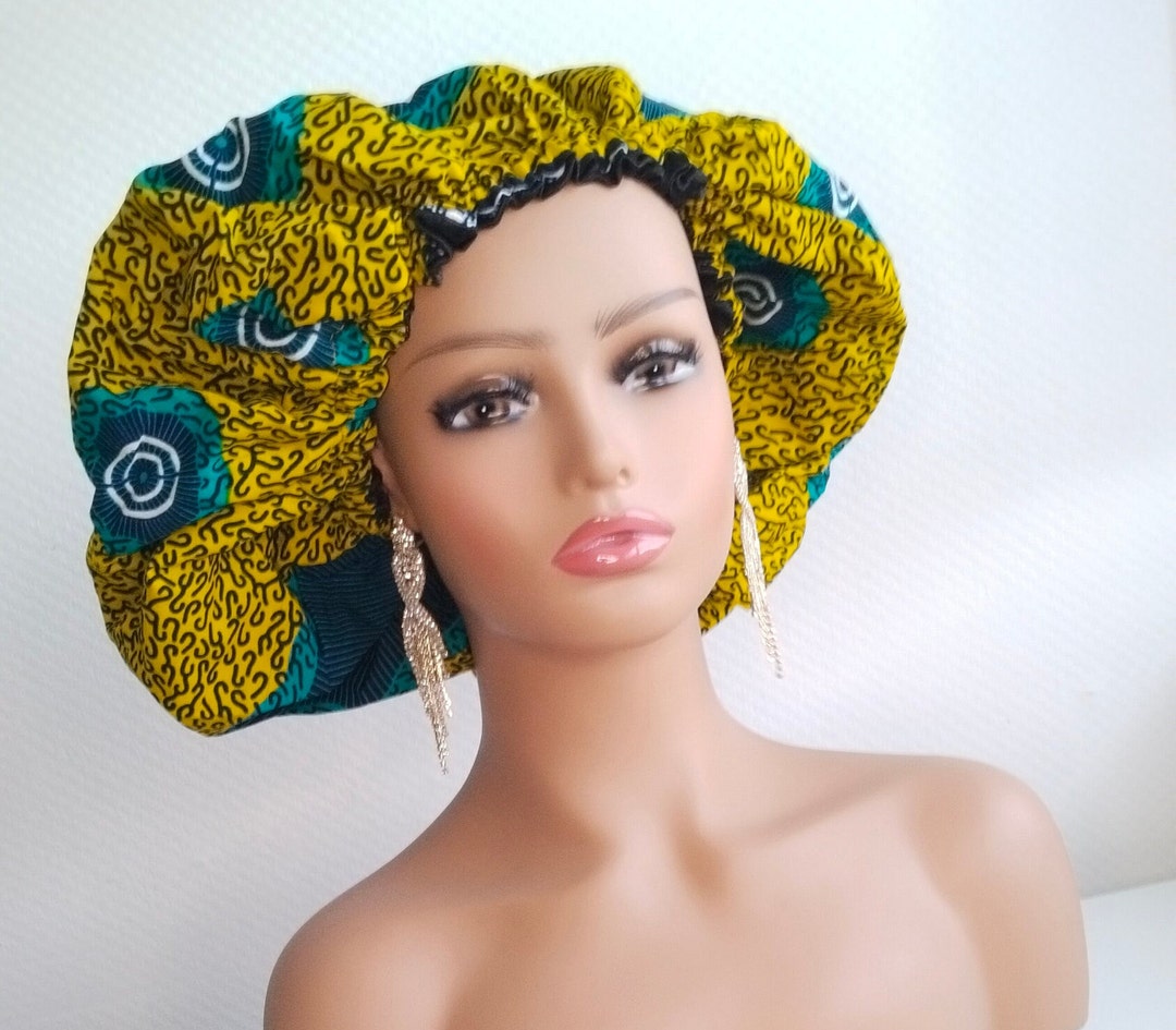 African Print Bonnets With Satin Lining | Sleeping Bonnets I Ankara ...