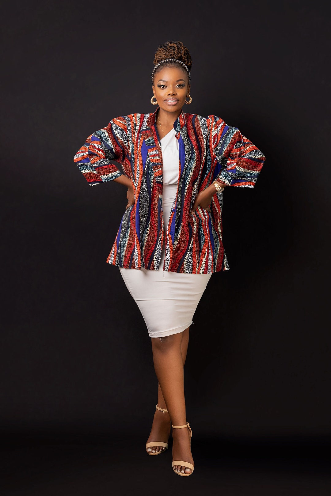 AFRICAN PRINT Blouse, Africa Blouse, Tunu Prints African Clothing for ...