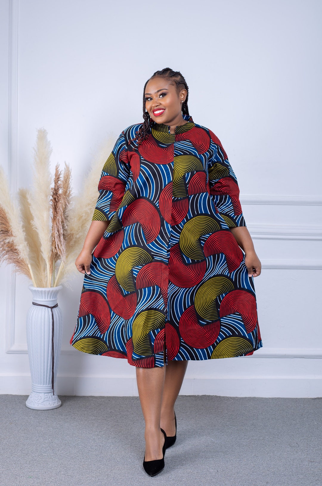 African Clothing for Women Plus Size, African Print Dress, Ankara Dress ...