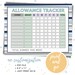 Allowance Tracker for Kids, Printable Reward Chart, Children’s ...