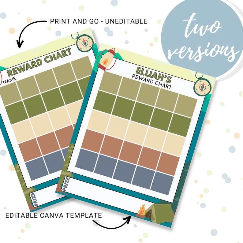 Kids Reward Chart, Printable Reward Chart for Kids, Sticker Chart ...