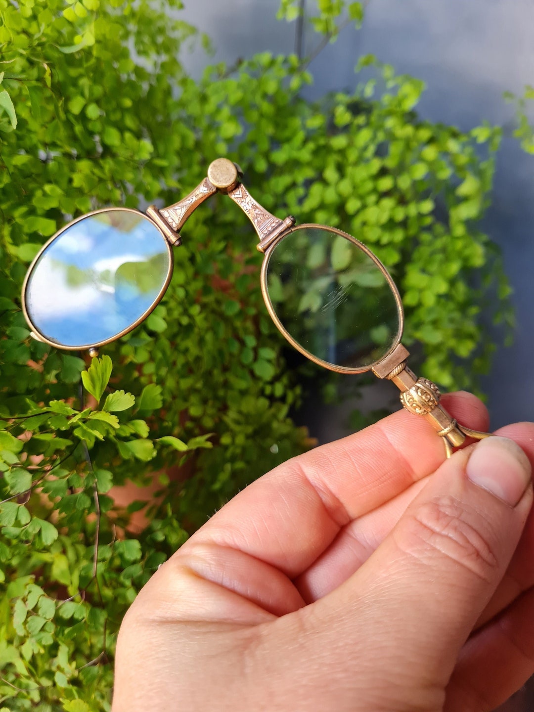 Victorian Lorgnette or Folding Eye Glasses - Etsy Australia