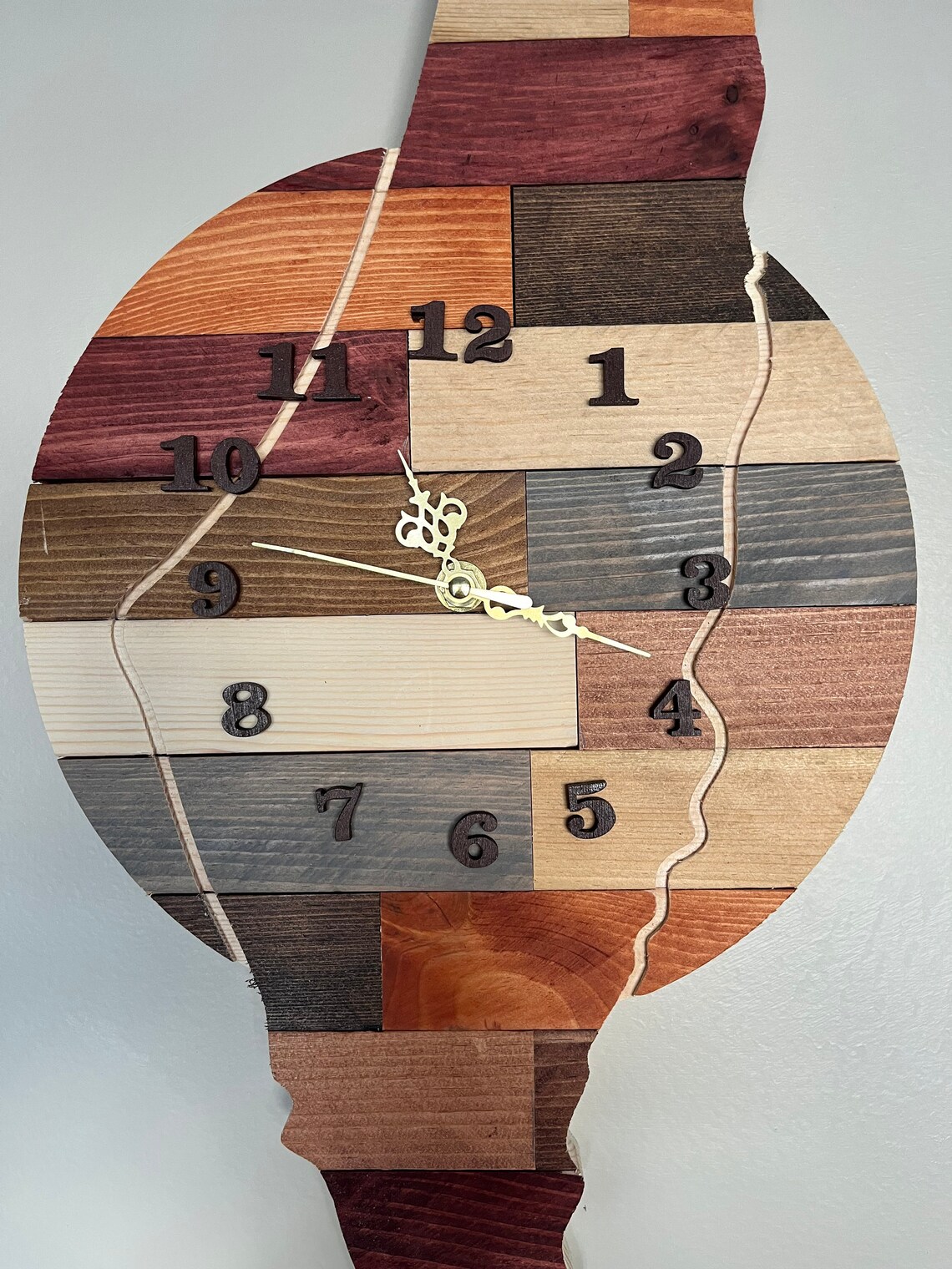 PALESTINE Palestine Clock Palestine Map Palestine Map and - Etsy