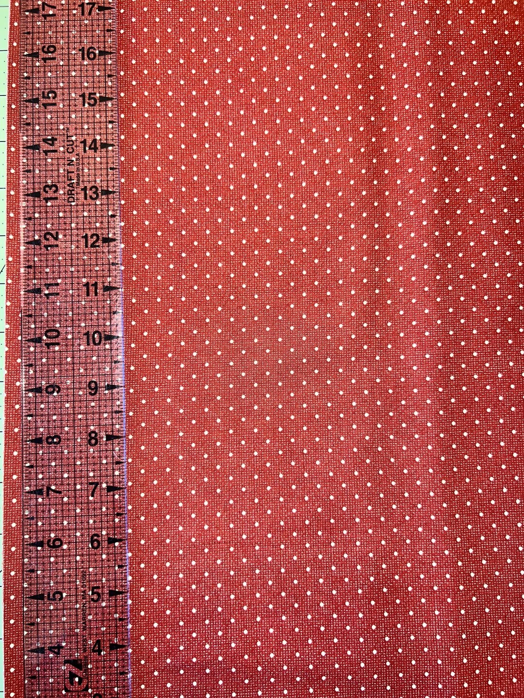 Mrs. Marchs Collection Lucien Japanese Fabric red and White Polka Dots ...