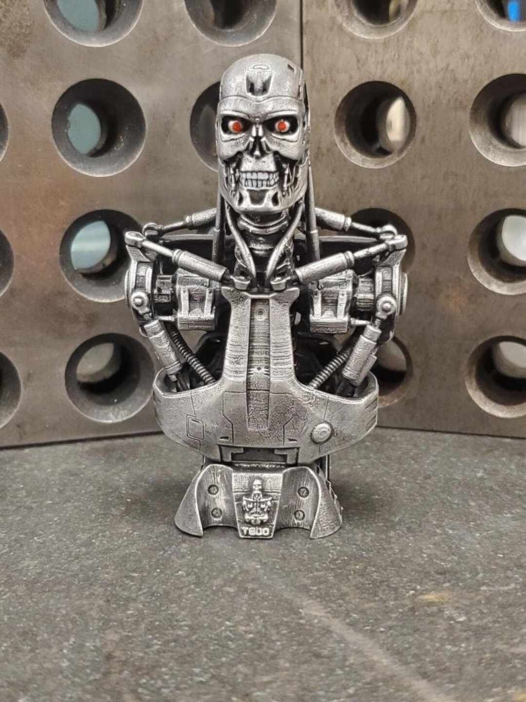 Hand-painted Terminator T800 Resin Figurine: Movie Fan Art - Etsy
