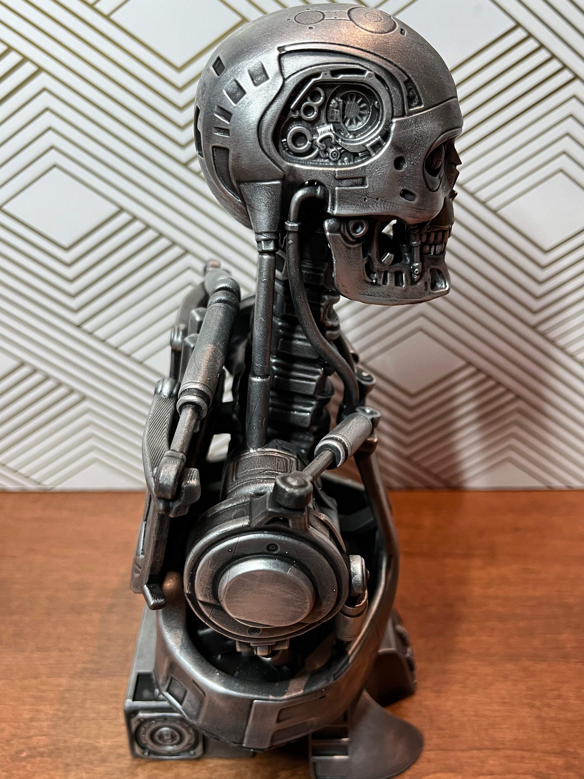 Terminator T800 Bust Figurine - Etsy