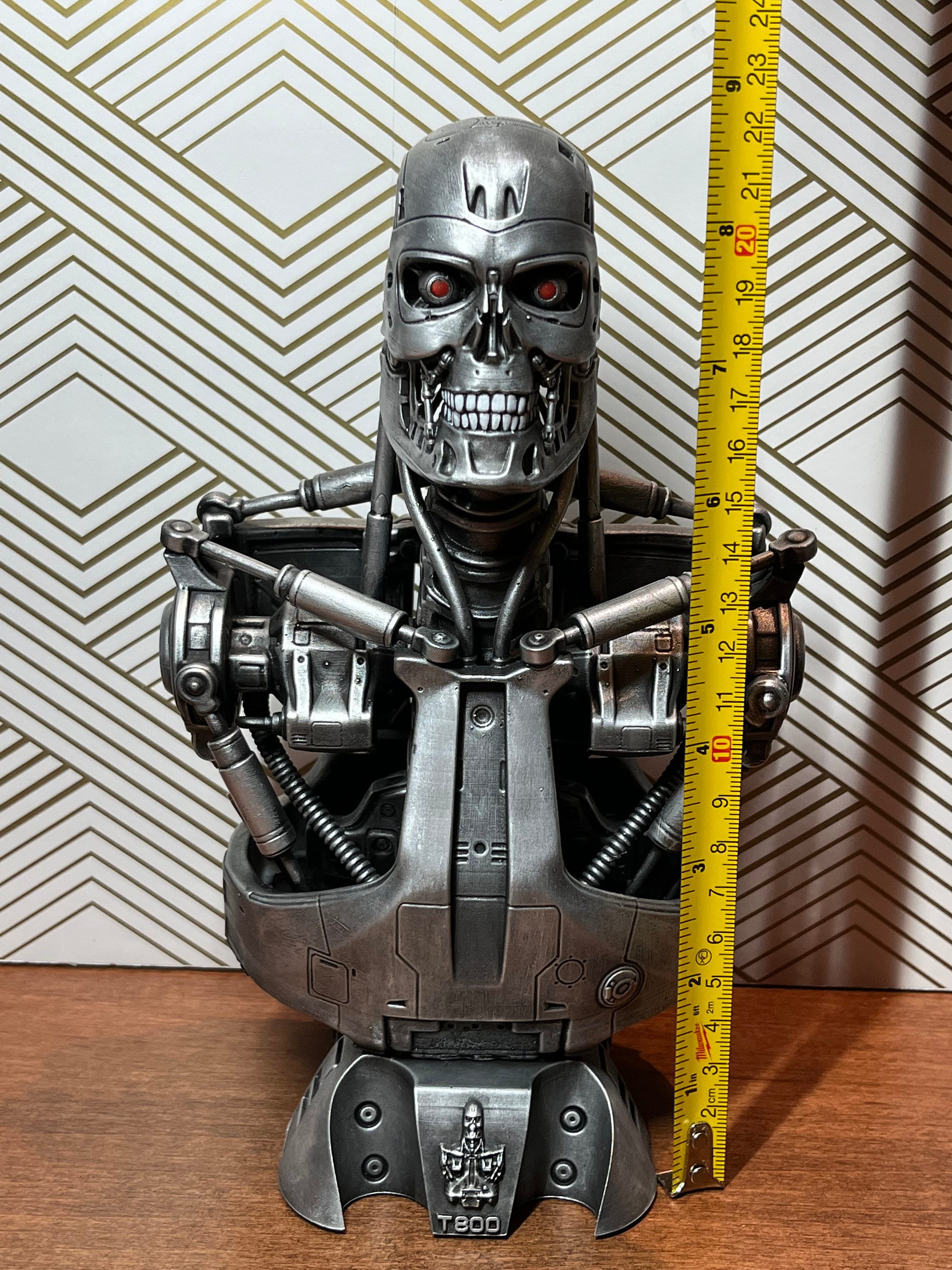 Terminator T800 Bust Figurine - Etsy