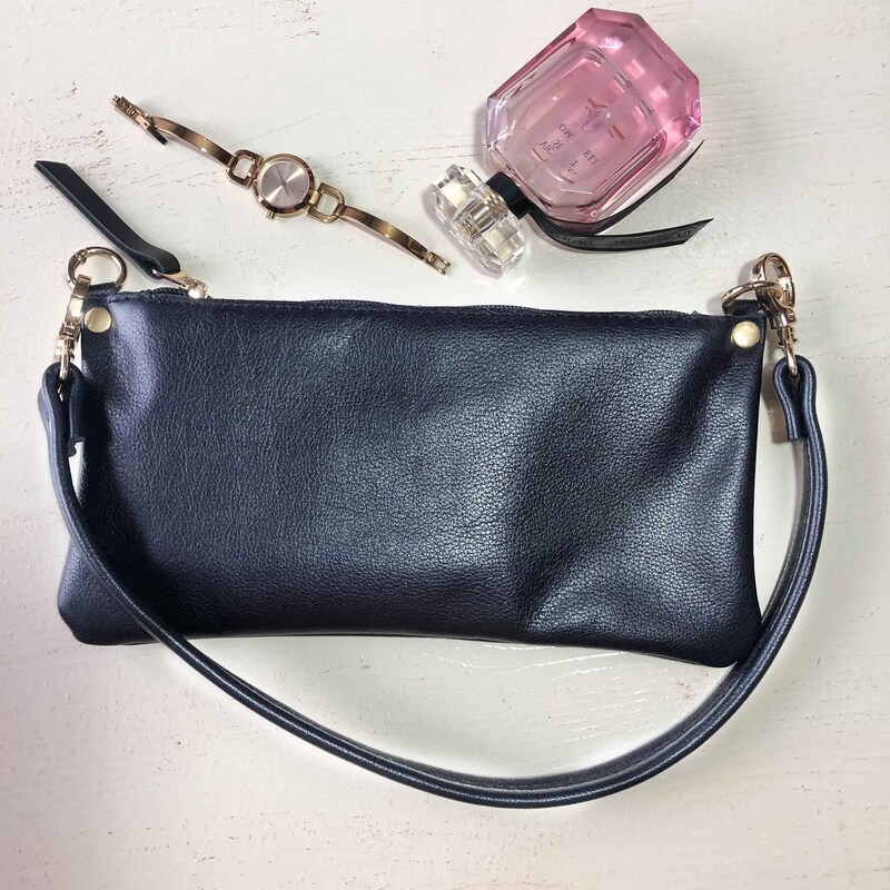 Rectangle Leather Bag - Etsy