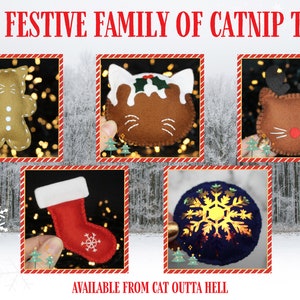 Whiskered Wonderland Catnip Trio Toy Bundle, Christmas Gift for Cat ...