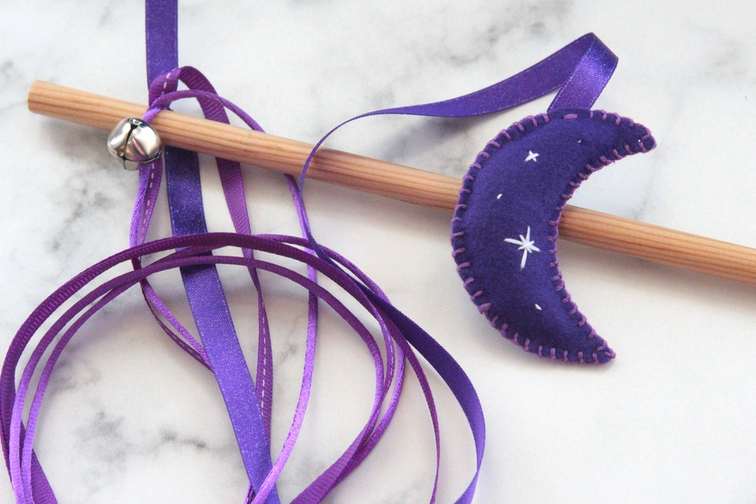 Magical Moon Cat Wand Catnip Toy, Gift for Cat Lovers, Gift for Kittens ...